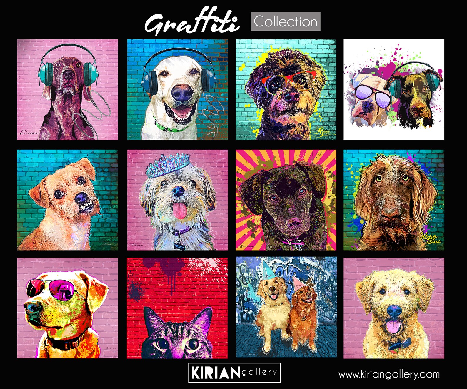 Custom Pet Portrait on Canvas, Custom Dog Art, Digital Painting From ...