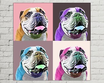Andy Warhol Dog Art | Etsy