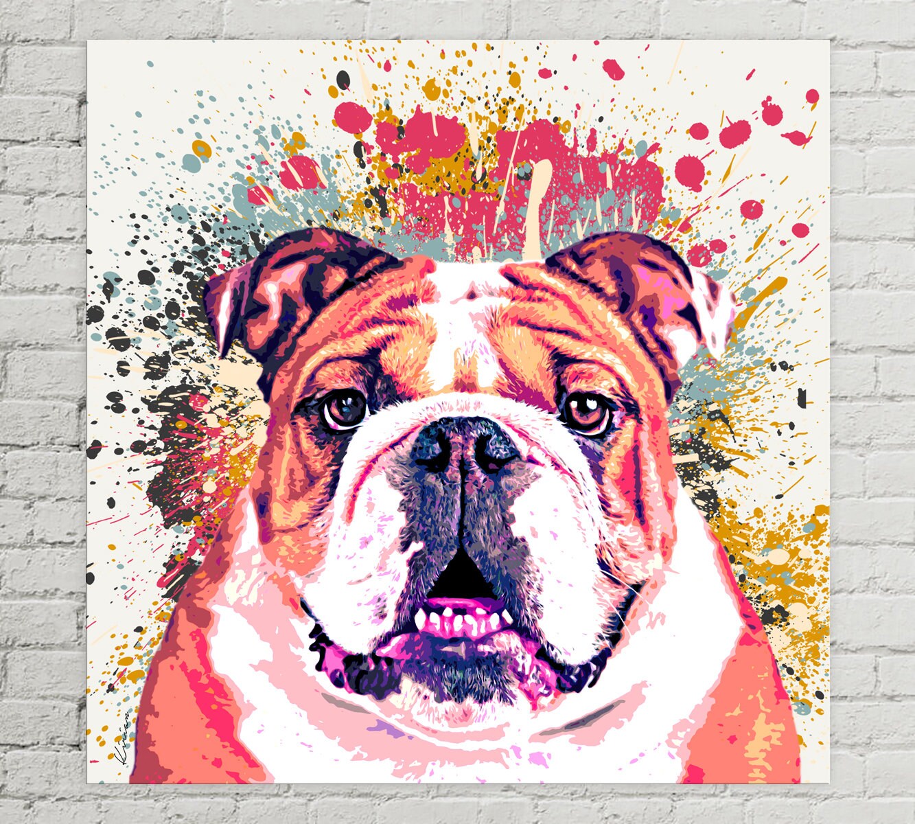 Splatter Paint Portraits