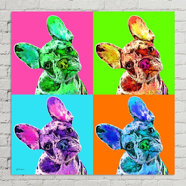 Pop Art Pet Portrait - Etsy