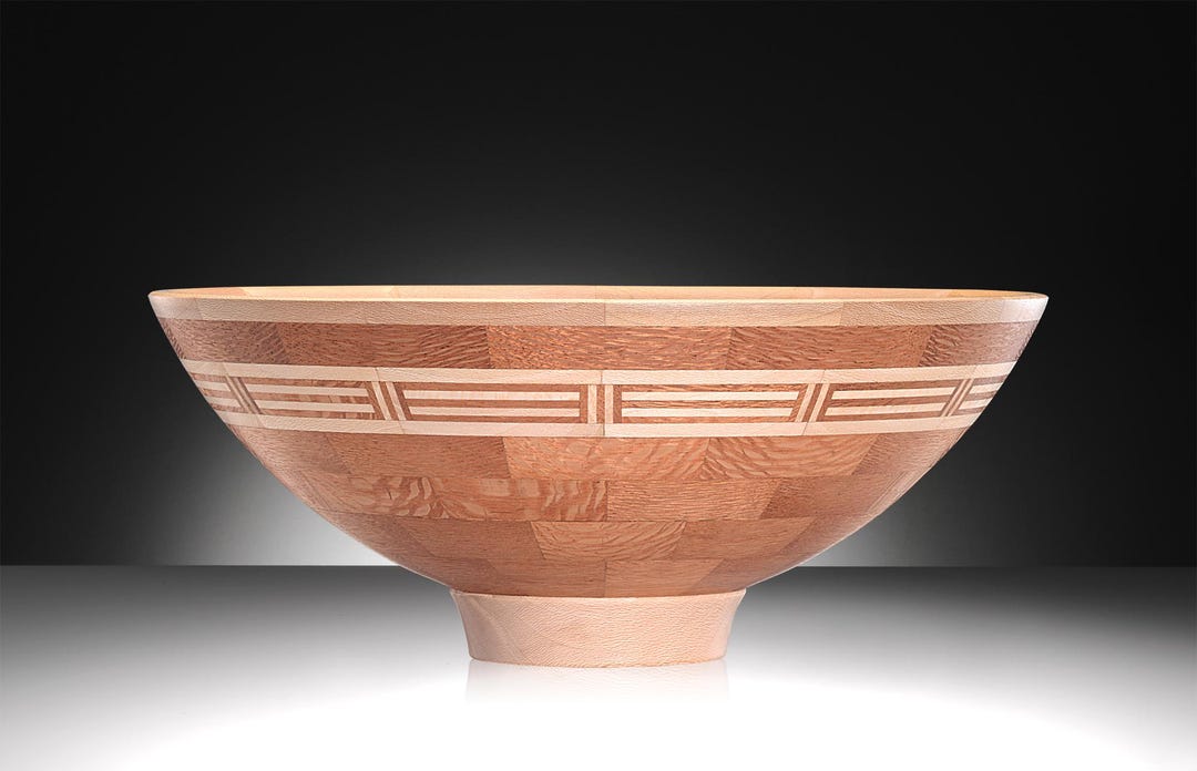 Stunning Australian Lace Wood & English Sycamore Large Salad Bowl - Etsy