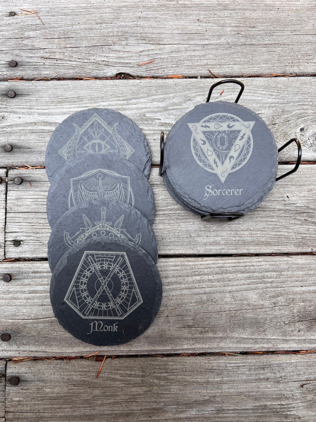 Dnd Slate Coaster Build Your Own Set - Etsy