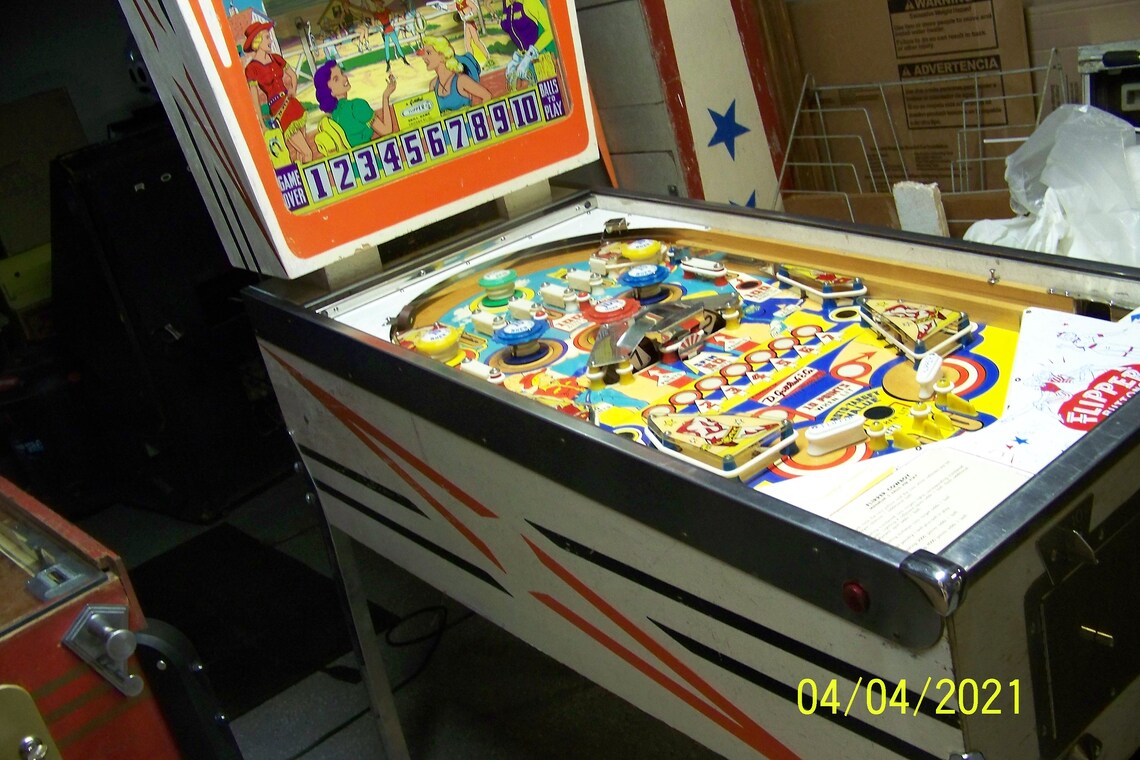 1962 Gottlieb Flipper Cowboy pinball machine | Etsy