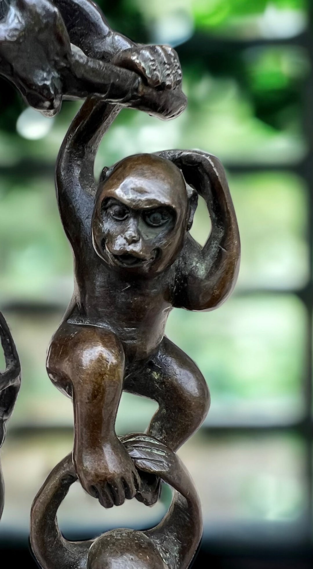 Austin Monkey Tree Bronze Sculpture Hanging Monkeys 9 - Etsy