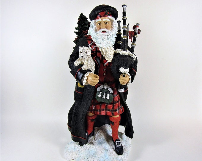 Pipka the Gallery Collection "scottish Santa" Figurine # 13946 Limited ...