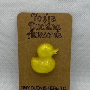 Pocket Hug Ducking Awesome Duck Card - Etsy