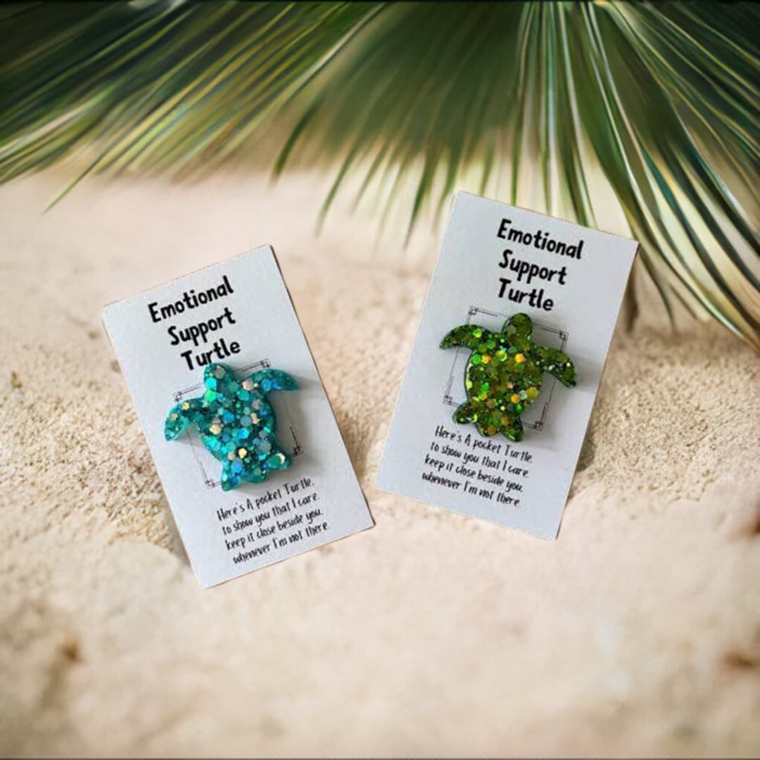 Pocket Hug Turtle Emotional Support Turtle Thinking of You Friendship ...