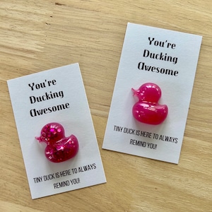 Pocket Hug- Ducking Awesome - Duck Card - Etsy