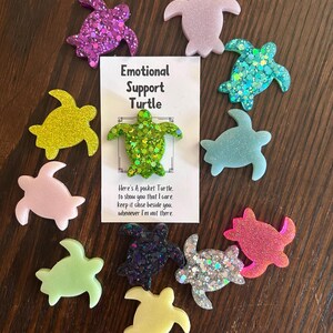 Pocket Hug Turtle - Emotional Support Turtle - Thinking of You ...