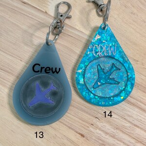 Airplane Bag Tag Crew Tag Flight Attendant Gift Pilot - Etsy