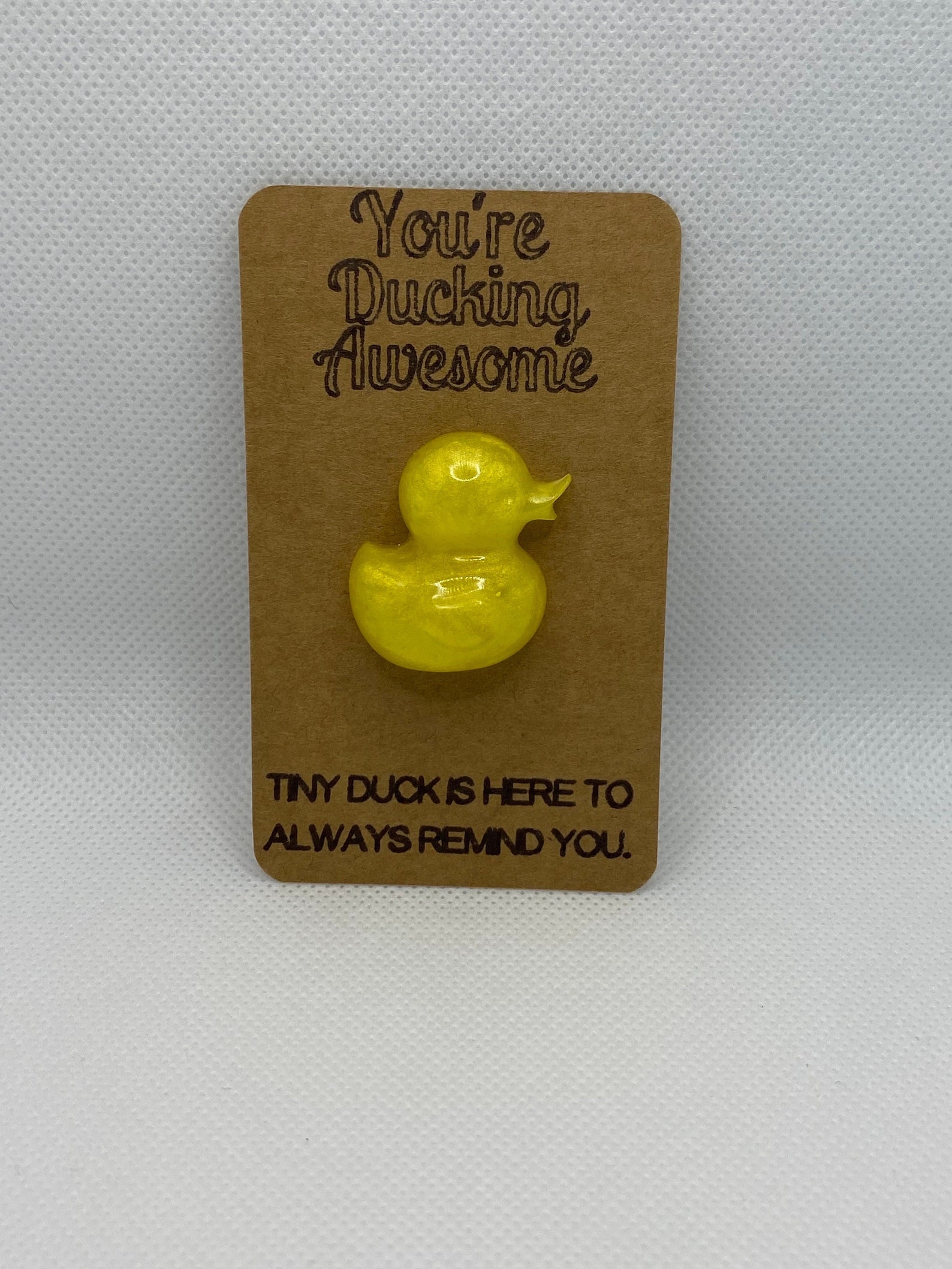 Pocket Hug Ducking Awesome Duck Card - Etsy