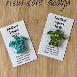 Pocket Hug Turtle Emotional Support Turtle Thinking of You Friendship ...