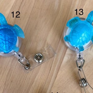 Colorful Sea Turtle Badge Reels Badge Reels Retractable With Swivel ...