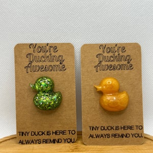 Pocket Hug Ducking Awesome Duck Card - Etsy