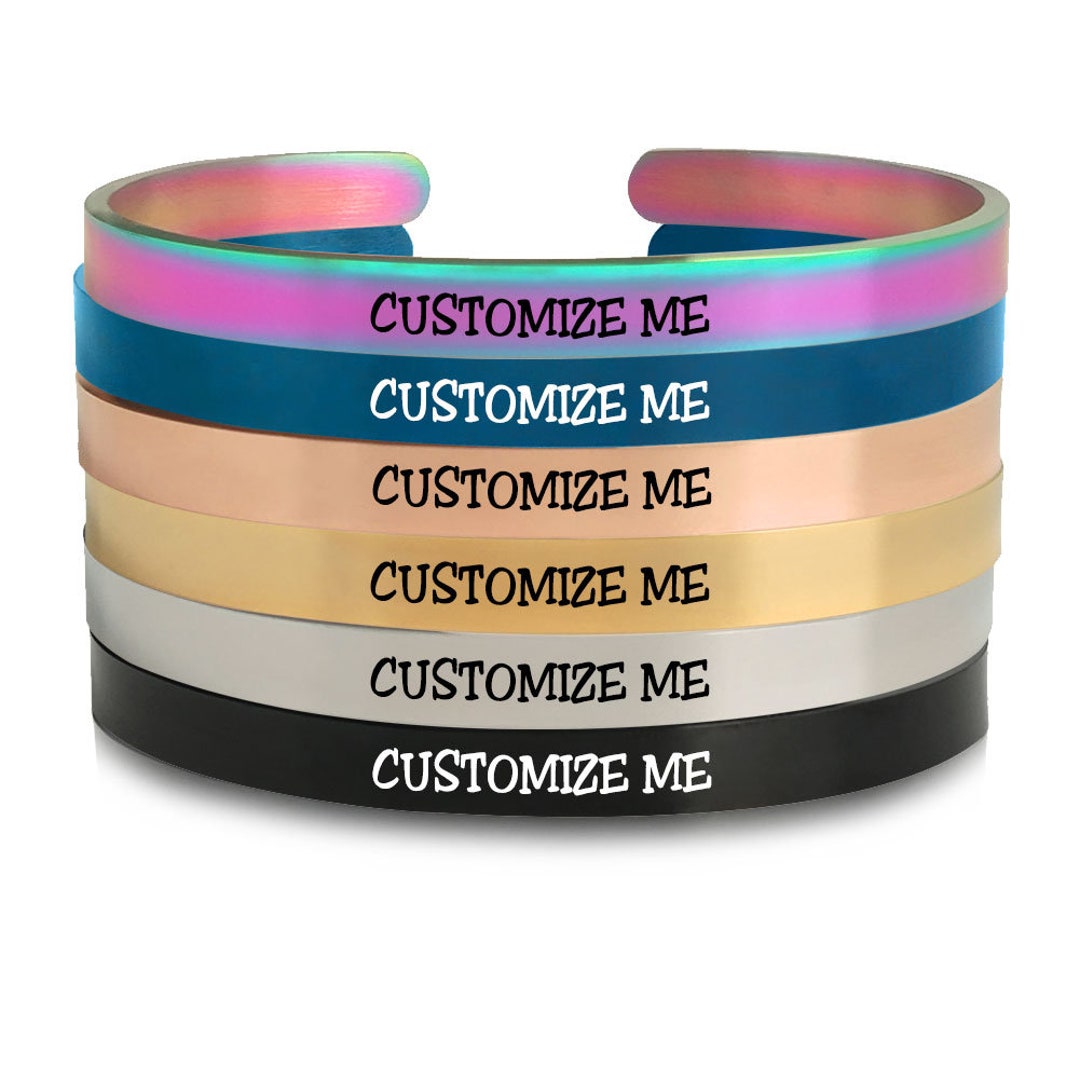 Custom Bible Verse Jewelry Cuff Bracelet Gifts Personalized. Bible ...