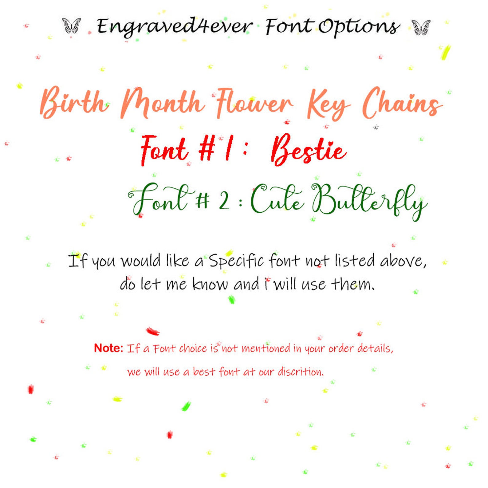 Personalized Birth Flower Key Chains Birth Month Flower Key - Etsy