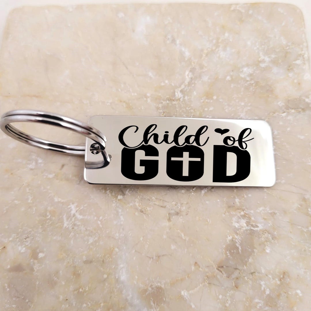Child of God Key Chain- Bible Verse Gifts for Him Her Women Men ...