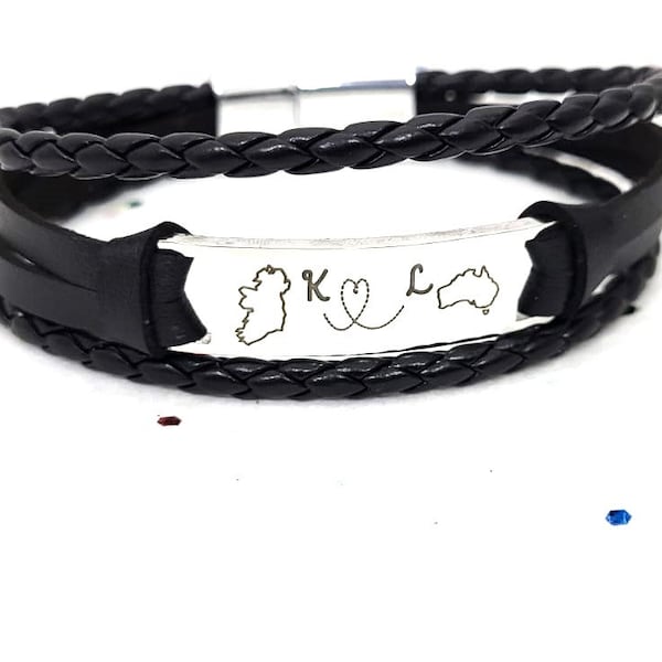 Long Distance Relationship Bracelet - Etsy