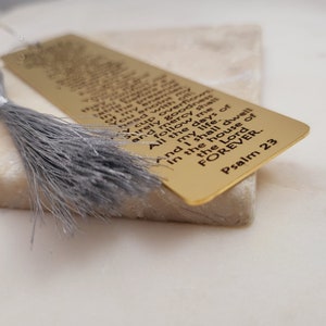 Customized PSALM Gifts Bookmarks Christian Metal Book Markers for Kids ...