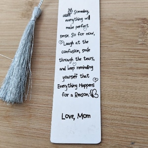 Customized Quote Unique Book Marker for Kids Men Women Girls Boys With ...