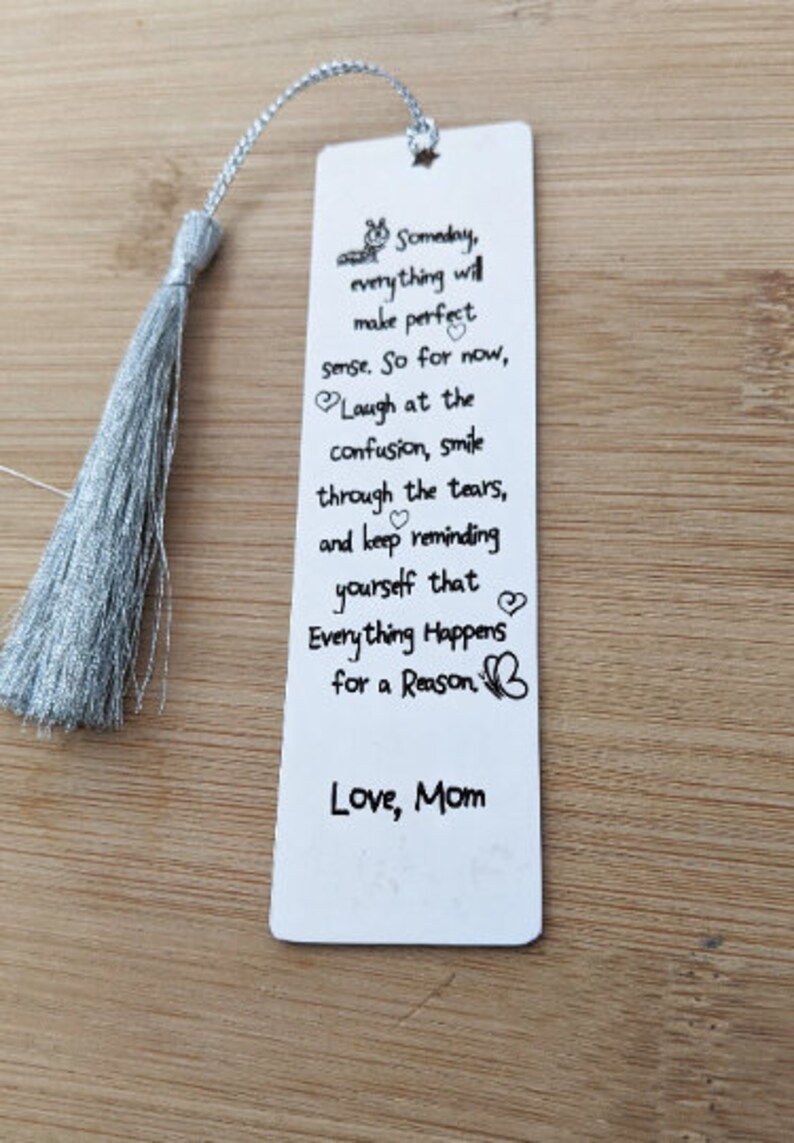 Customized Quote Unique Book Marker for Kids Men Women Girls Boys With ...