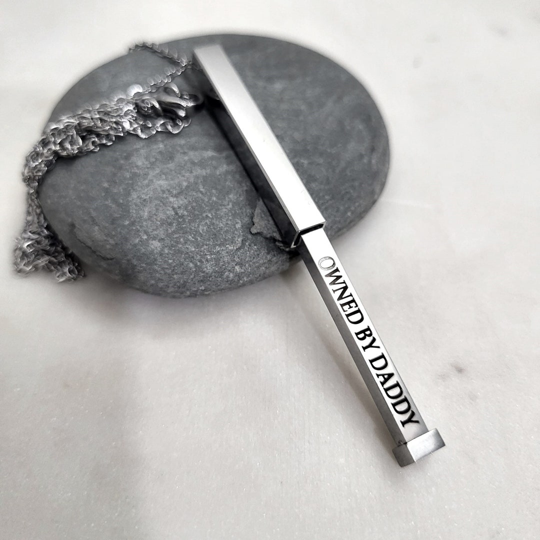 BDSM Jewelry, Owned by Daddy BDSM Pendant Necklace. BDSM Secret Hidden ...