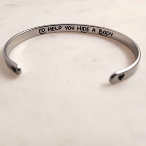 Funny Best Friend Christmas Gift - I'd Help You Hide a Body Secret ...