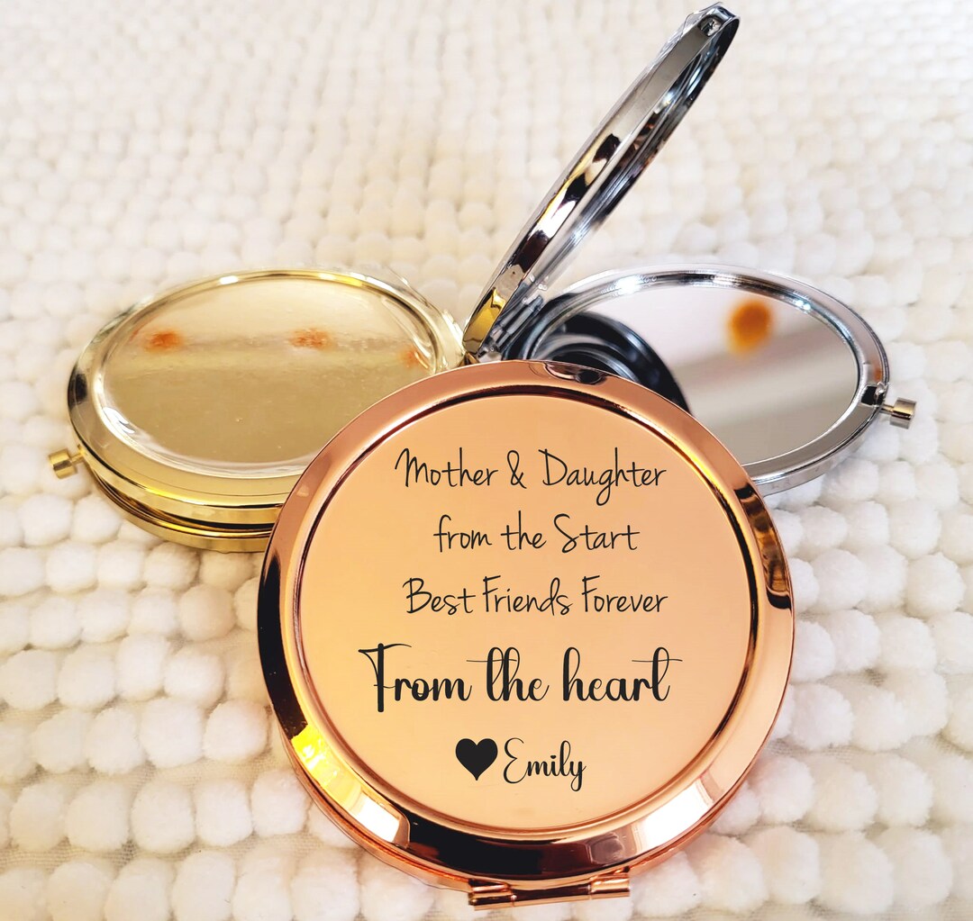 Special Mother's Day Gift, Compact Makeup Mirror, Personalized Handheld ...