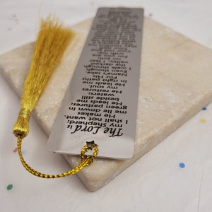Customized PSALM Gifts Bookmarks Christian Metal Book Markers for Kids ...