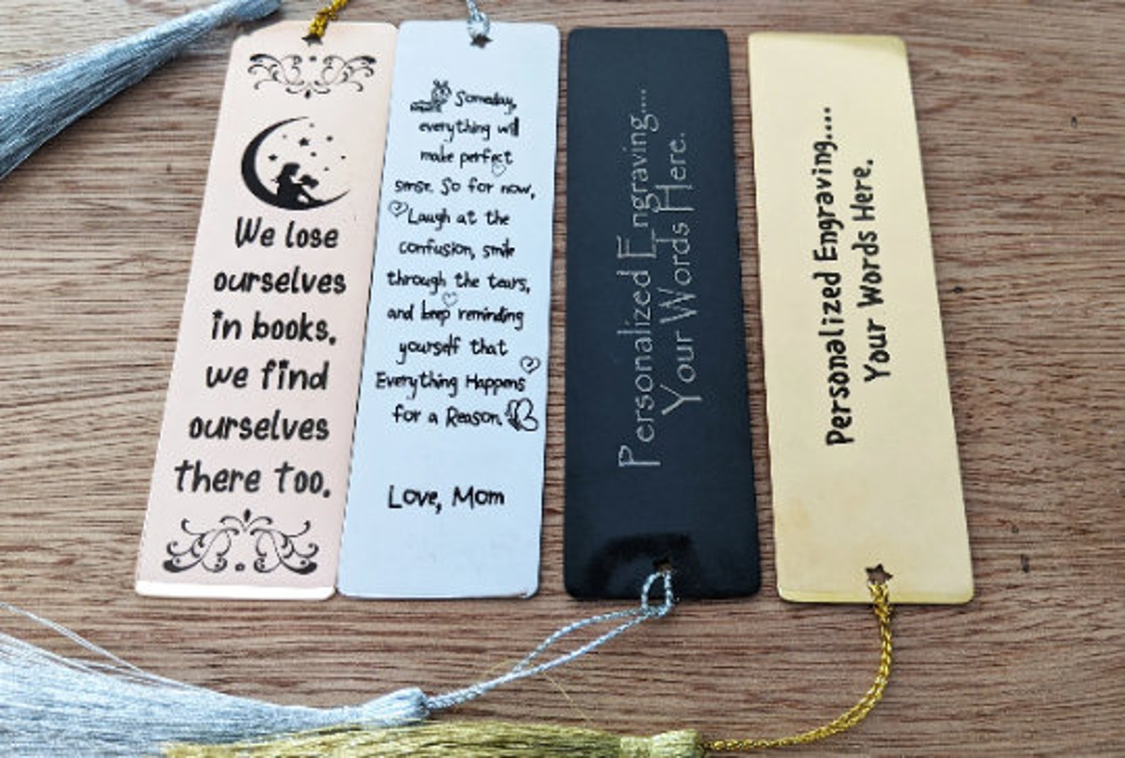 Customized Quote Unique Book Marker for Kids Men Women Girls Boys With ...