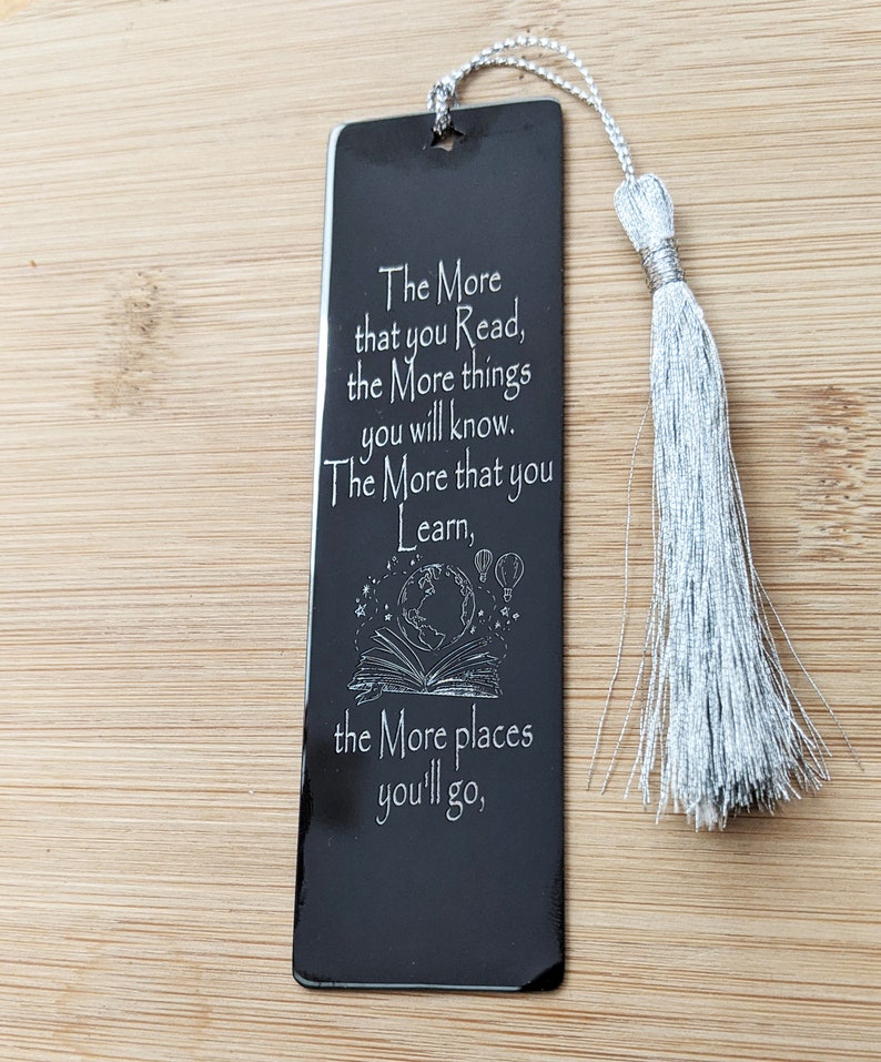 Custom Metal Bookmark Personalized Bookmark Custom for Him Her - Etsy
