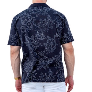 Vintage Custom Short Sleeve Men Button Down Shirt, Art Print Casual ...