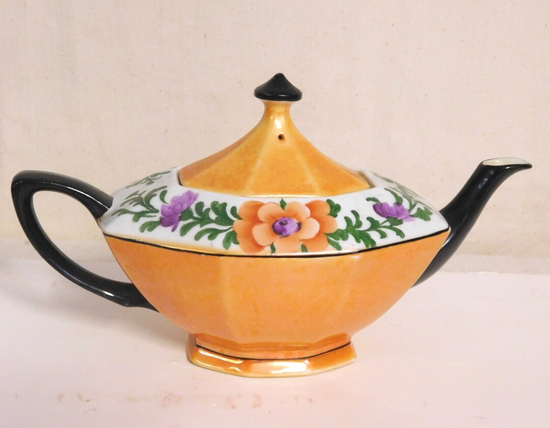 Art Deco German Teapot--lusterware From the 20's or 30's - Etsy