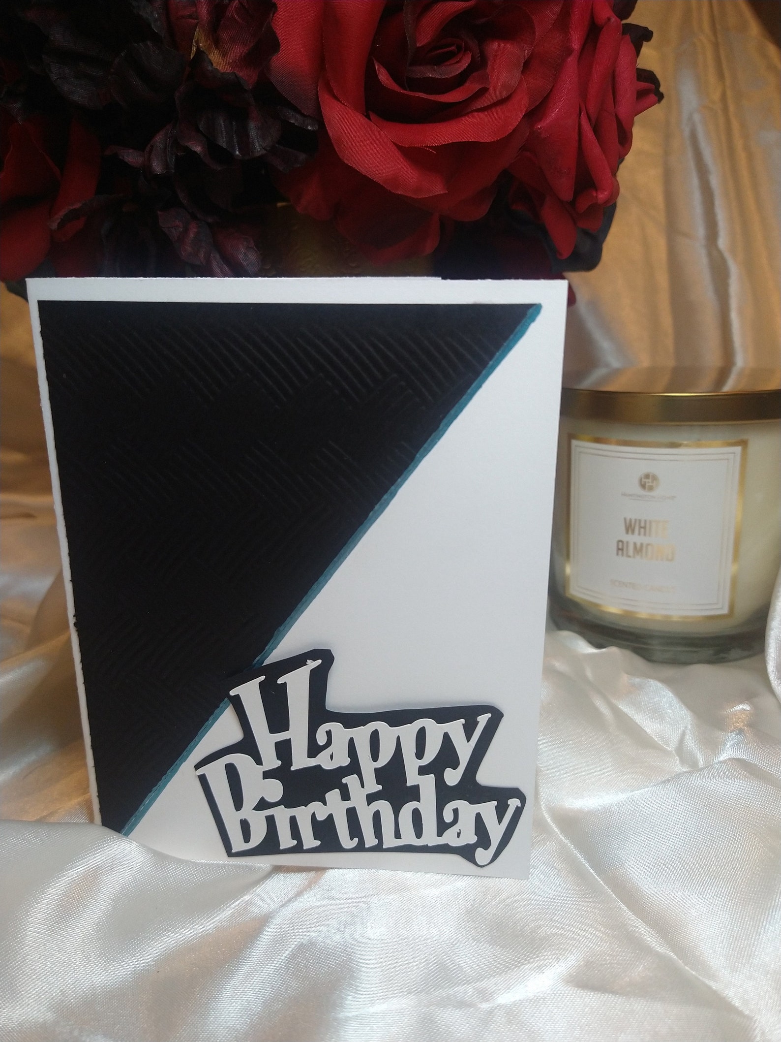 Happy Birthday Cards, 2 Pack Set, Textured, Greeting, Handmade, Color ...