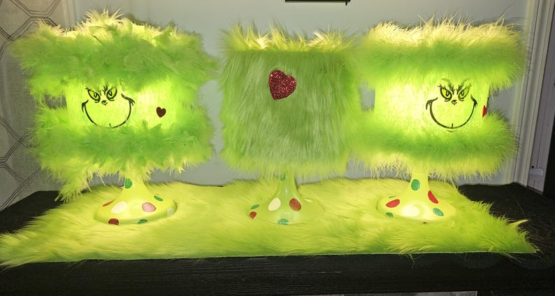 Grinch Lamp - Etsy