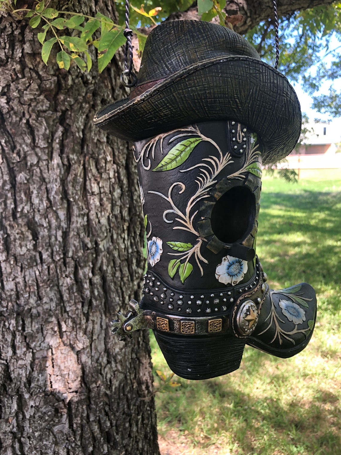 Birdhouse Boot. Great Addition to Your Yard or a Gift for the Bird and ...