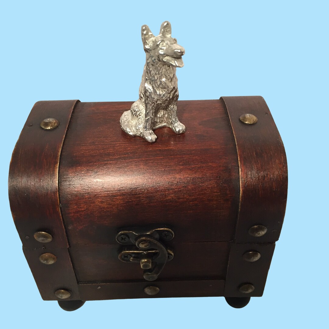 German Shepherd Musical Jewelry or Trinket Box. Available With or ...