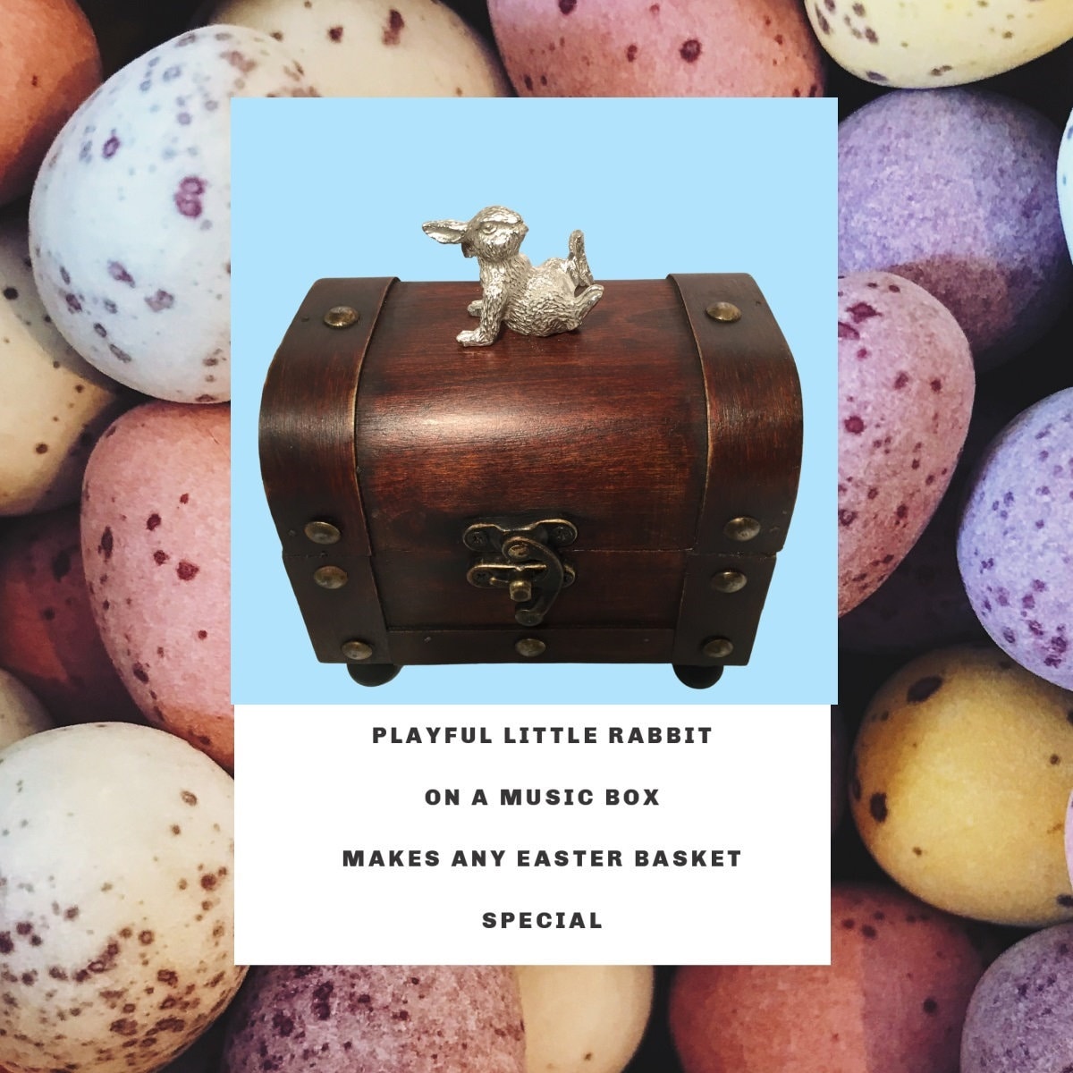 Rabbit Cute Jewelry or Trinket Box. Music Options Below. Made | Etsy