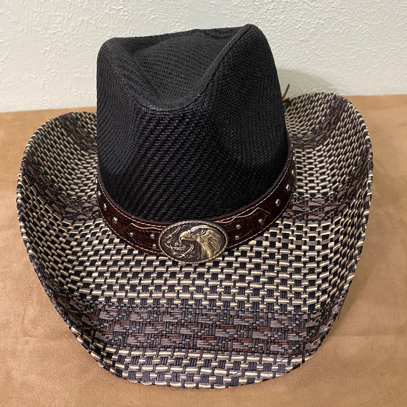 Black Straw Hats Antique - Etsy