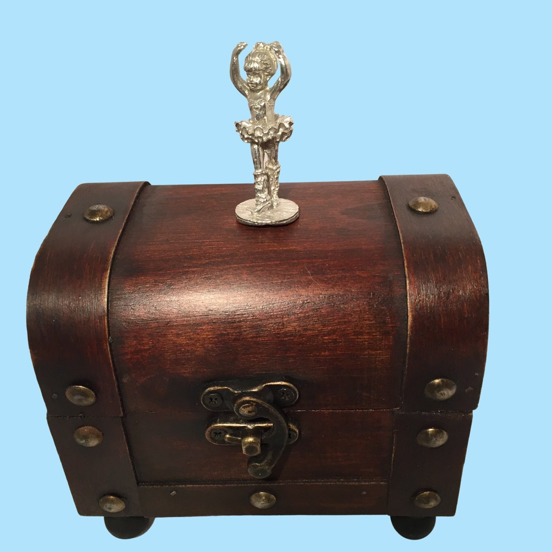 Ballerina Jewelry or Trinket Box. Music Options Below. Made in Texas - Etsy