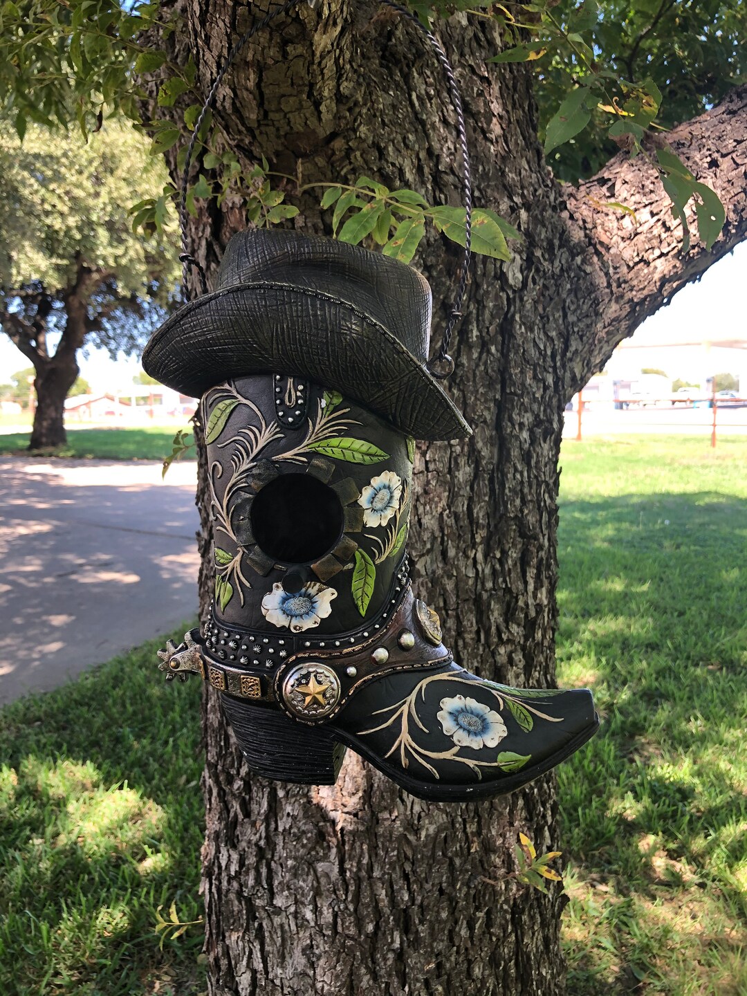 Birdhouse Boot. Great Addition to Your Yard or a Gift for the Bird and ...