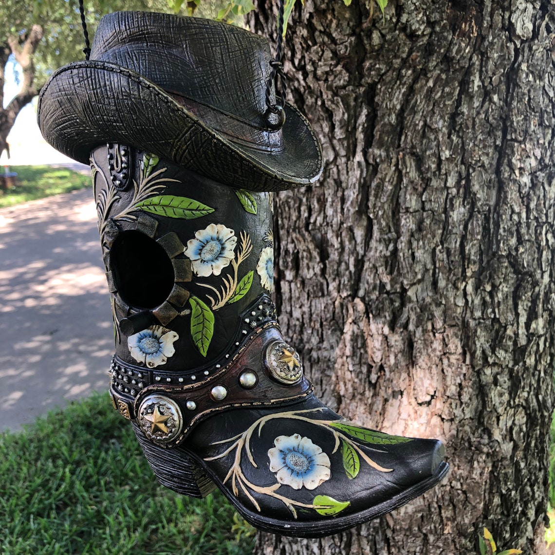 Birdhouse Boot. Great Addition to Your Yard or a Gift for the - Etsy