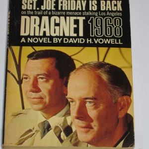 You Pick: Dragnet 1968, Case No. 561, Case of the Crime King TV Tie-in ...