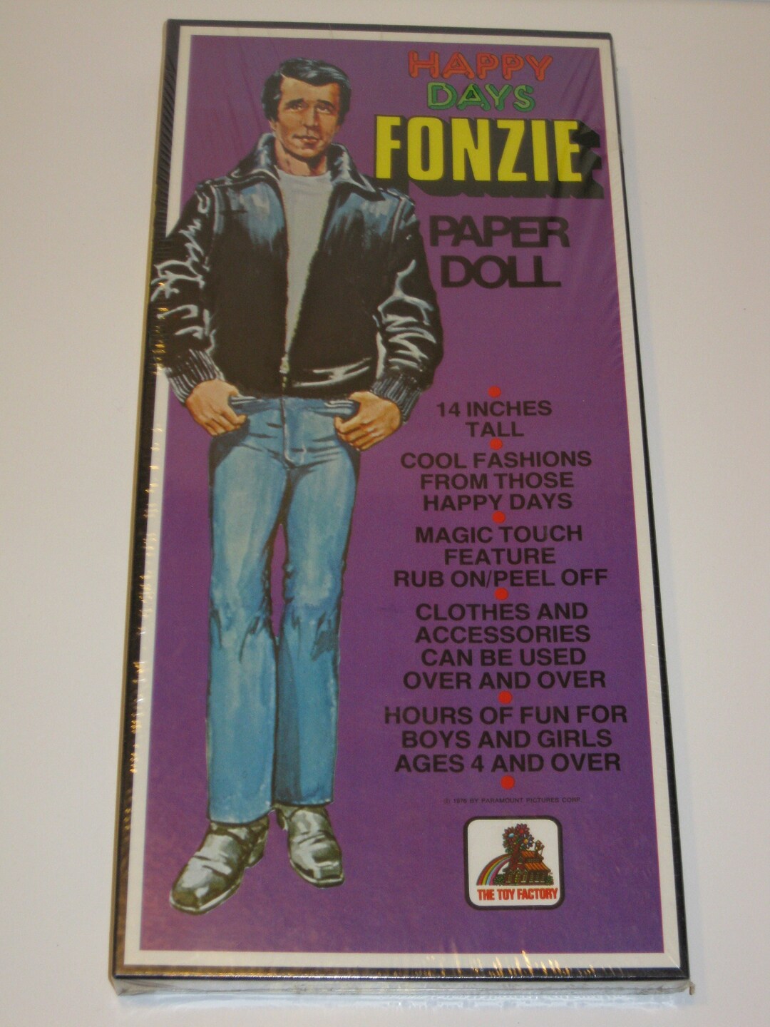 You Pic: SEALED! Fonzie Happy Days Paper Doll MIB, Coloring Books Henry Winkler, Ron Howard, the ...