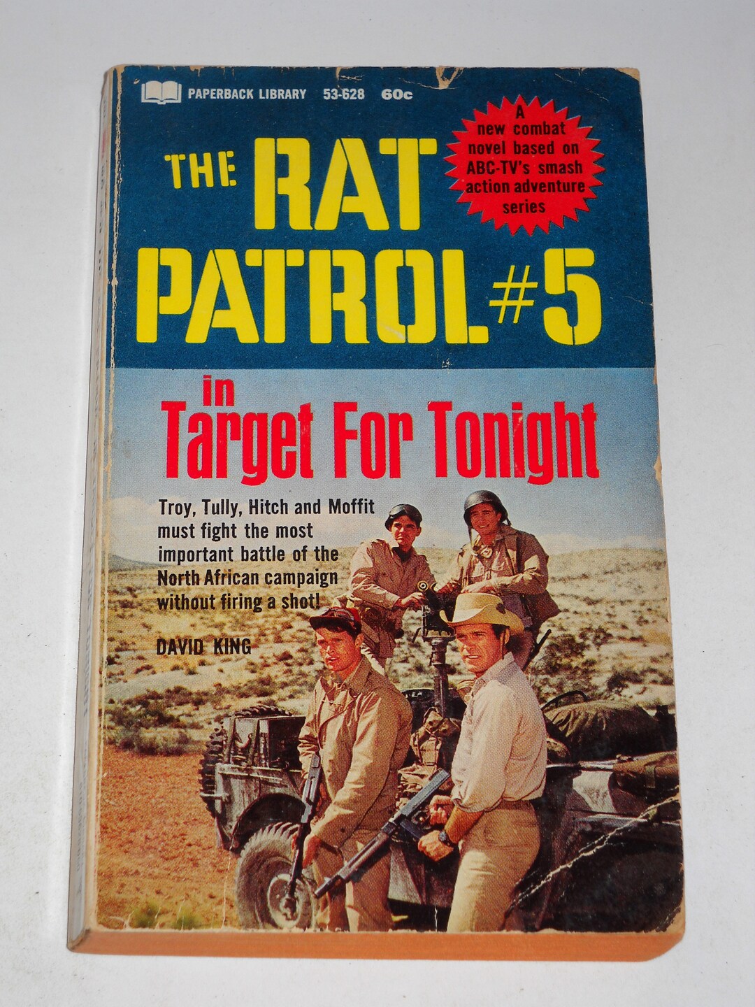 Rat Patrol #1-5 (you Pick) ABC TV Tie-in Vintage Pb Books Christopher George Desert Danger ...