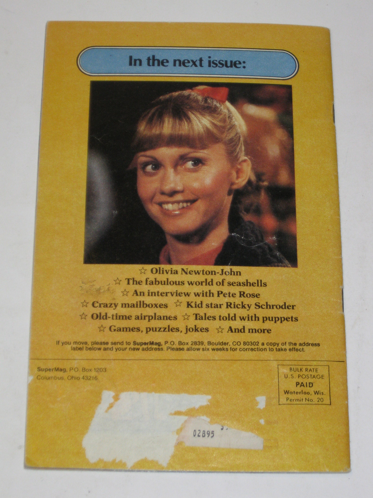 1979 Supermag (you Choose) Mork & Mindy Robin Williams Valerie ...