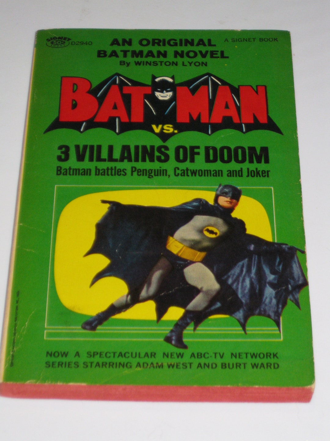 1960s Batman you Pick TV Tie-in Vintage Pb Book: Vs. 3 Villains of Doom ...