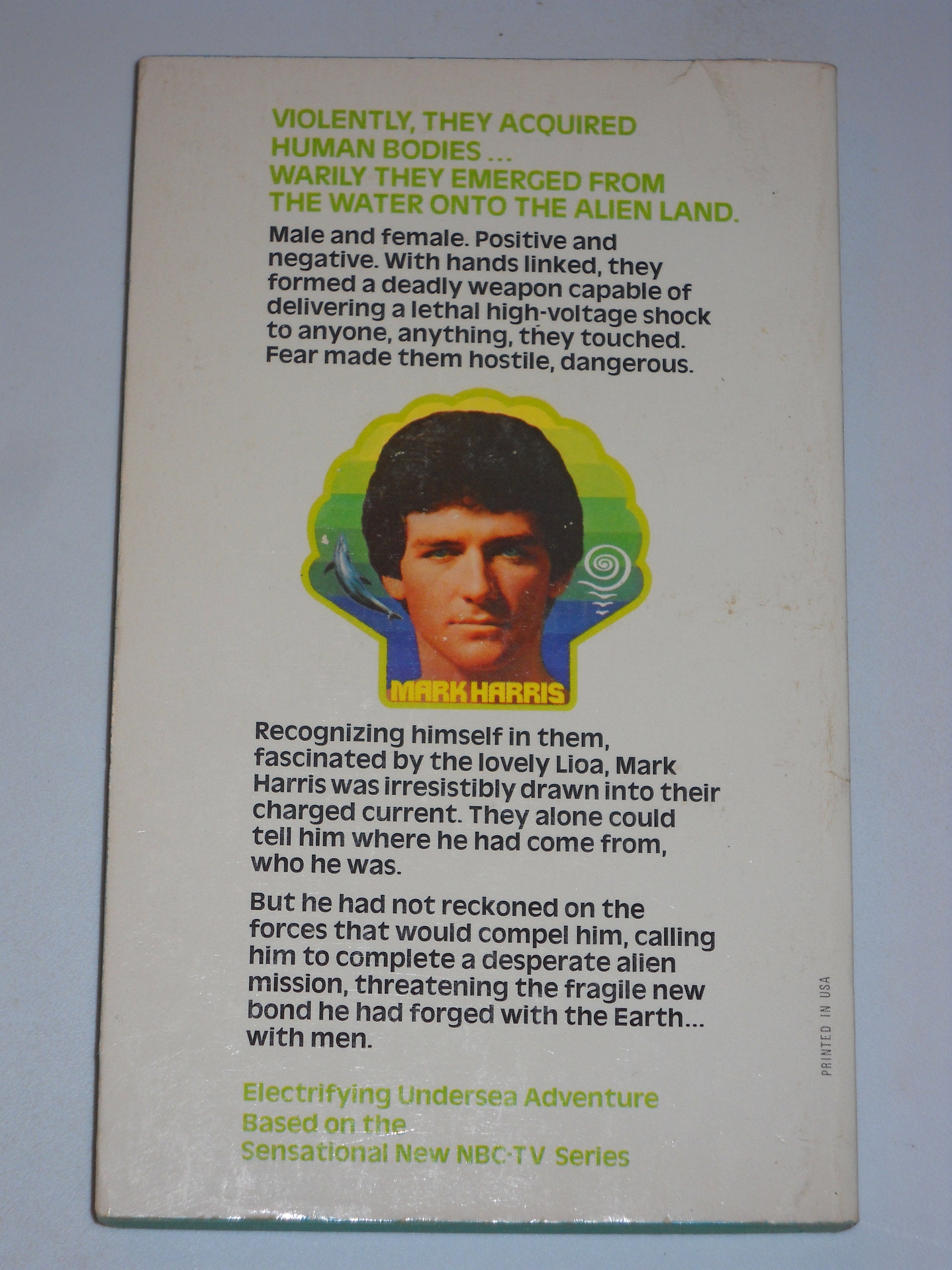 1977 Man From Atlantis 2 Death Scouts NBC TV Tie-in Book by Richard ...