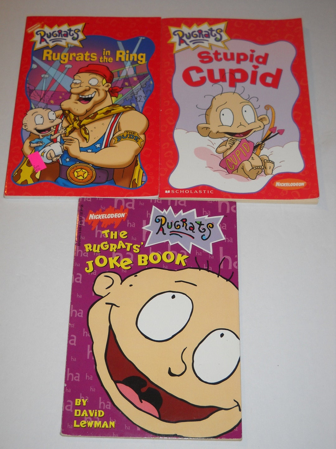 RUGRATS Lot of 3 Paperbacks - Rugrats in the Ring, Stupid Cupid, Joke ...
