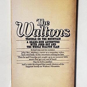 RARE Waltons (you Pick) TV Tie-in Series Paperback Book: Walton Family ...